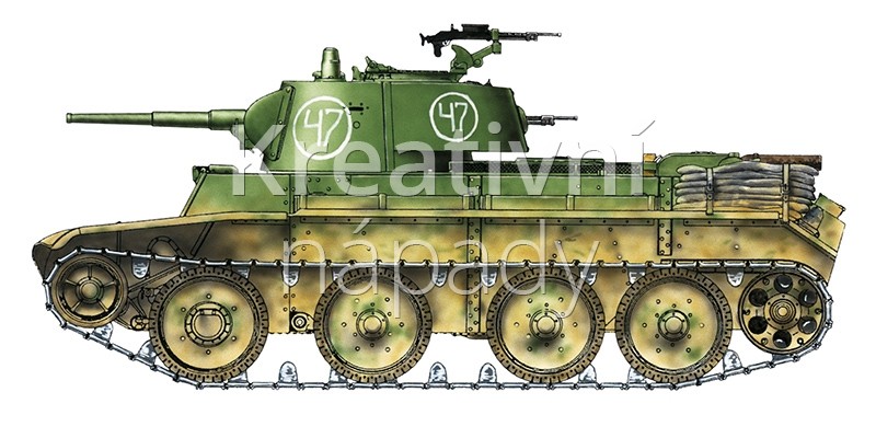 Ruský lehký tank BT-7M | Kreativninapady.cz