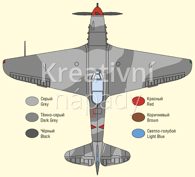 Ruská stíhačka Yakovlev Yak-9T, Ivan Stepanenko | Kreativninapady.cz
